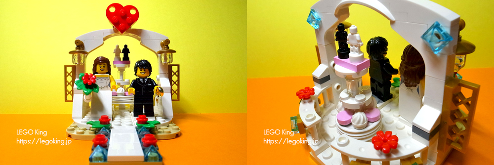 LEGO 40197 結婚式のウェルカムスペースに使えるおしゃれなウェディングセット♡